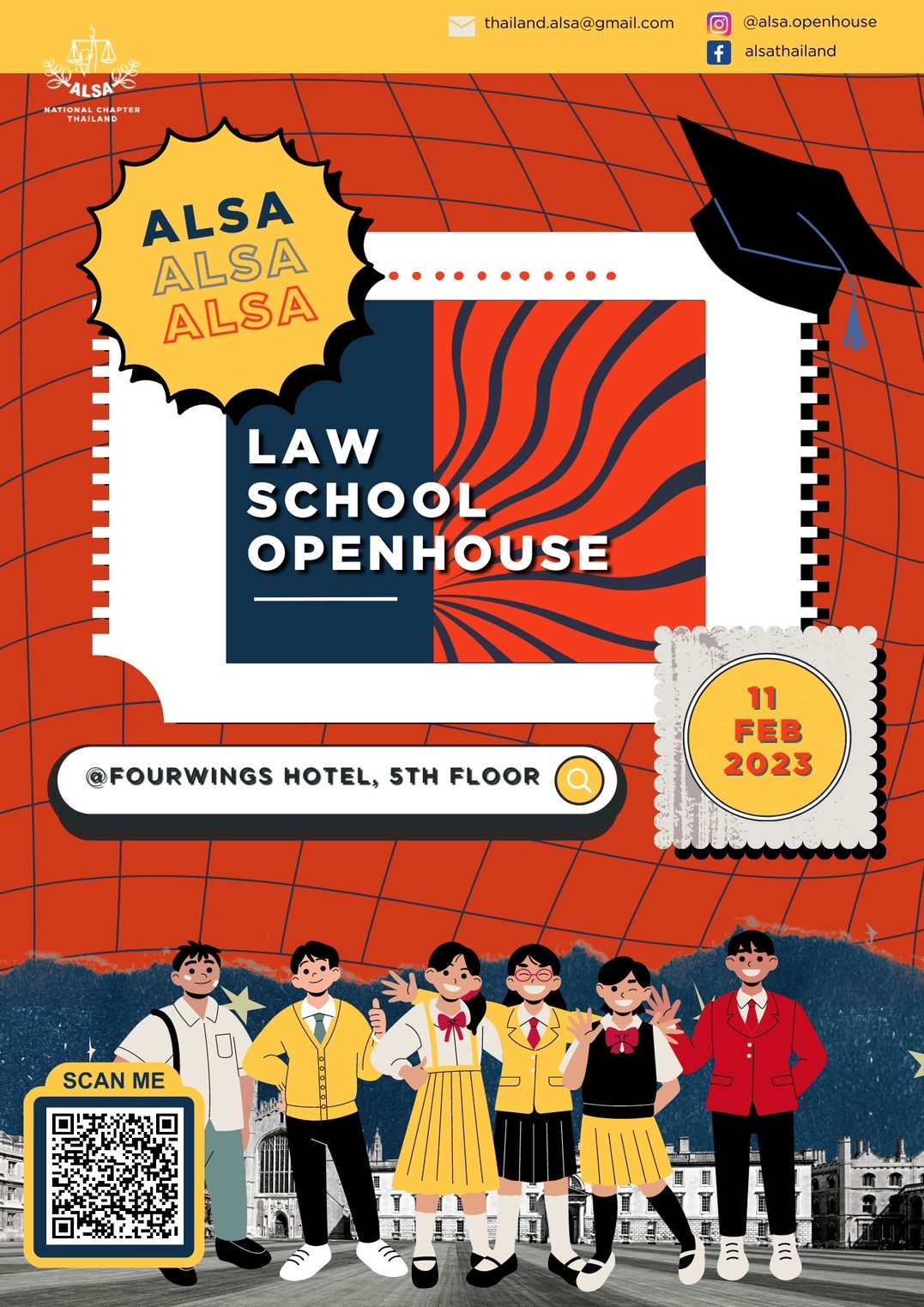 ชวนมาร่วมงาน ALSA Law School Openhouse รวมคณะนิติศาสตร์ 7 มหาวิทยาลัย