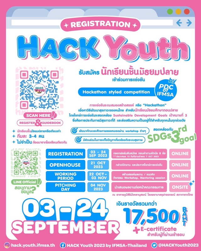 HACK Youth 2023 by IFMSA-Thailand