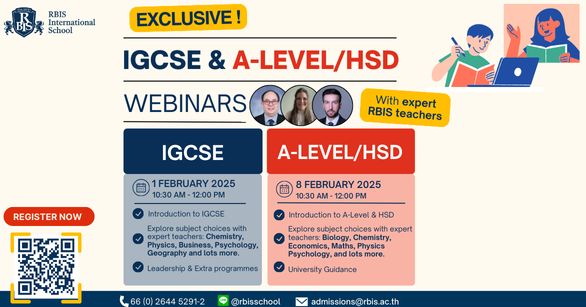 IGCSE & A Level Webinars: Discover Academic Excellence