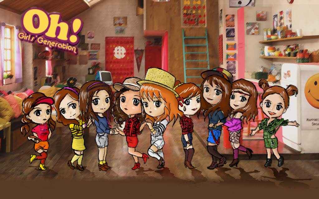SNSD Only !! Picc cartoon ~!! | Dek-D.com