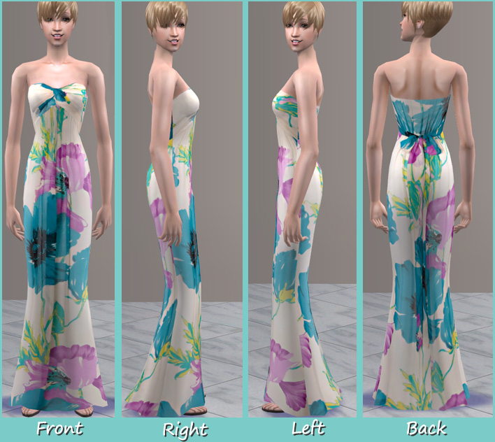 นิยาย Item The Sims 2 > ลำดับตอนที่ #1 : Cloth Female Summer Maxi Dress ...