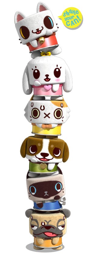 Canimals (แคนิมอลส์) เจ้าก๊วนกระป๋องจอมซนมาจากเกาหลีแล้วจ้า | Dek-D.com