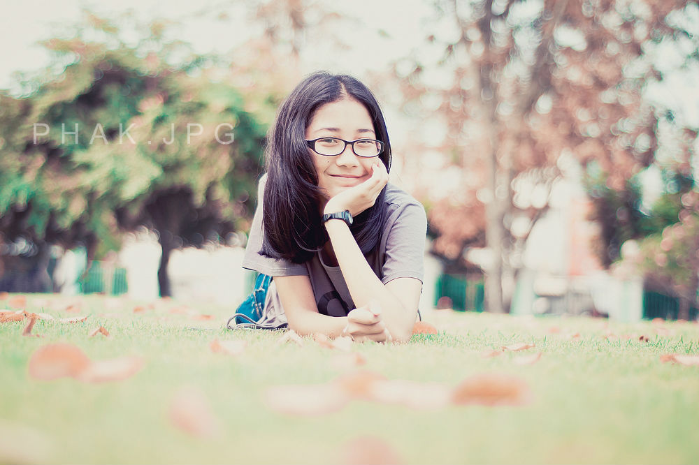 my portrait. Nikon D3100 + f1.8/kit18-55 | Dek-D.com