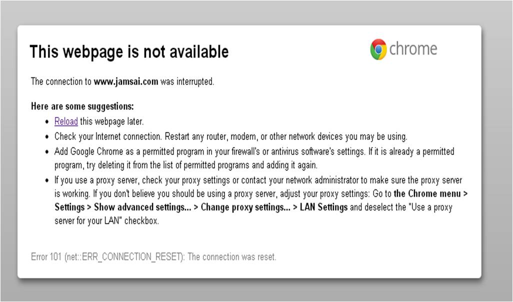 มันขึ้นว่า This webpage is not available ทำไงคะ | Dek-D.com
