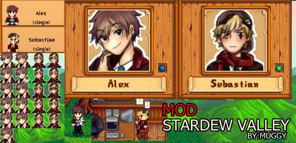 Stardew Valley: แจกMODทำเอง(วาดเอง) Modนักแคสเตอร์ (+รวมพี่เรวี่แฟนพี่เอก) | Dek-D.com