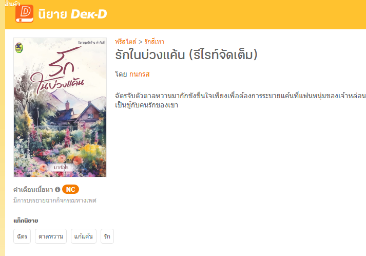รักในบ่วงแค้น (นิยายจบแล้วมีebook) | Dek-D.com