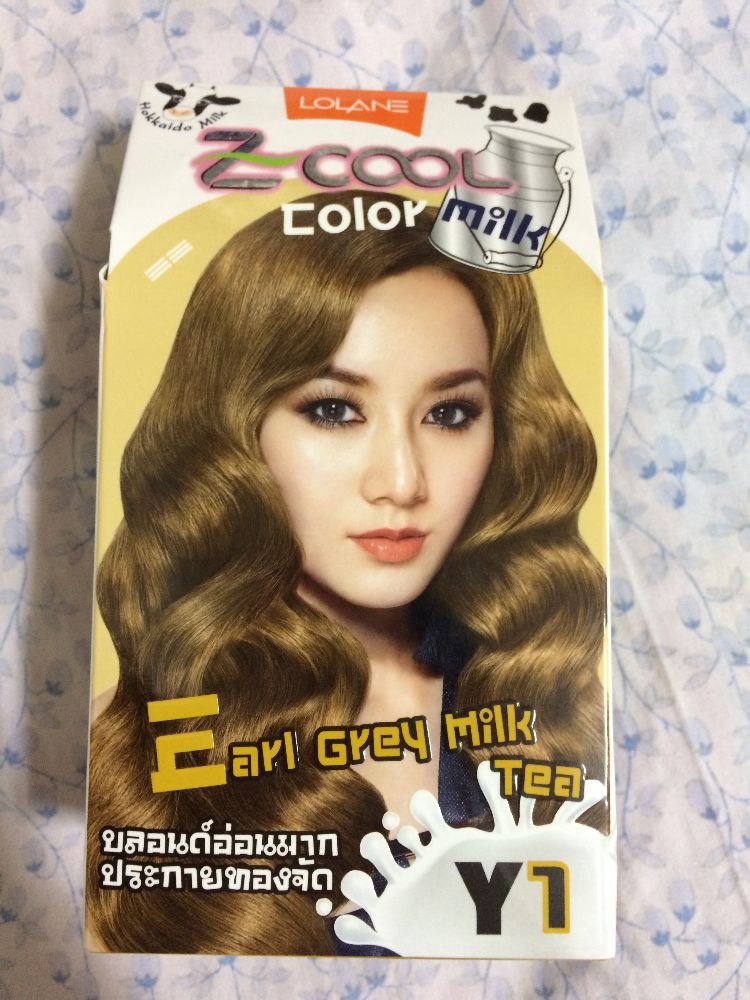 มารีวิวสีผมกับสองสีสุดจี้ดของlolane z-cool color milk | Dek-D.com