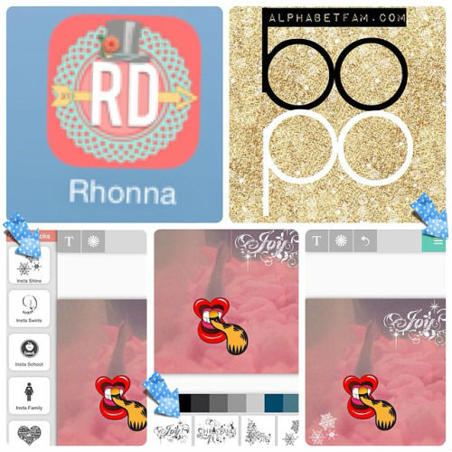 Rhonna แอพแต่งรูปสไตล์วินเทจ! สติกเกอร์เพียบ! | Dek-D.com