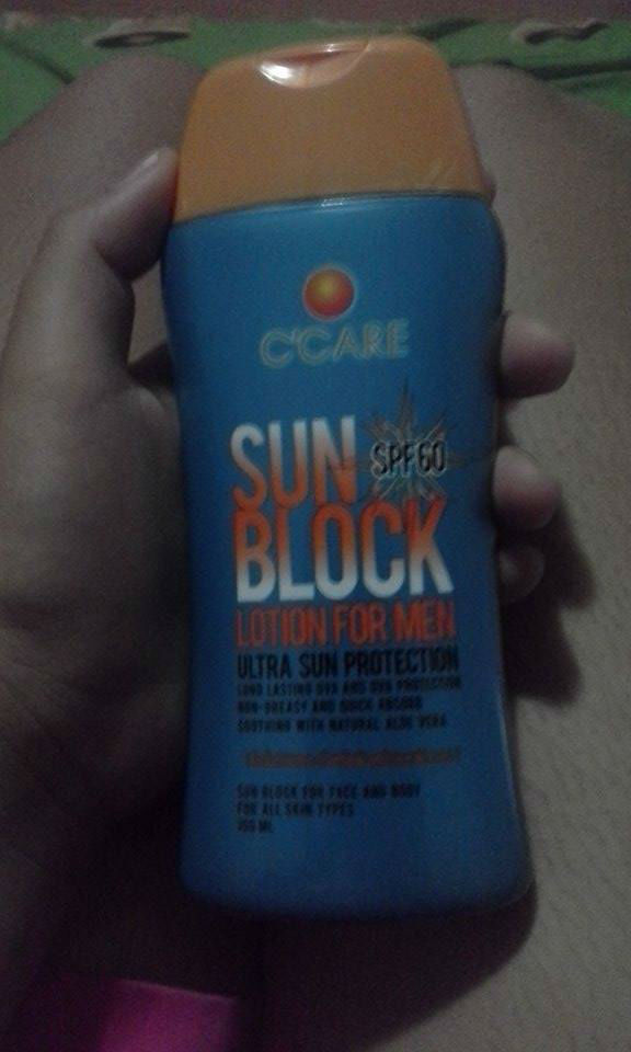 ครีมกันแดด C'care Sun Block Lotion For Men Spf 60 !! | Dek-D.com