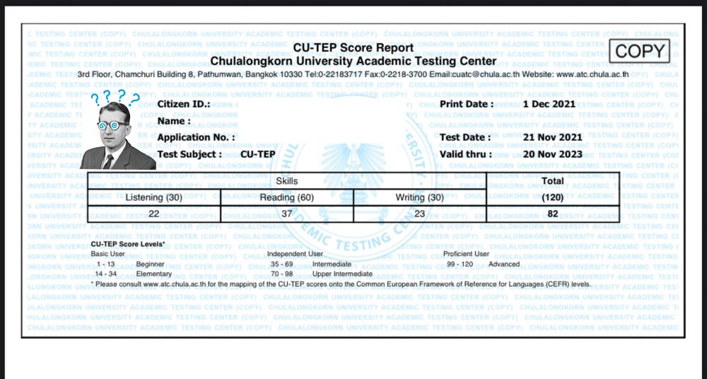 CU-TEP 80+ ภายใน 1เดือนเต็ม!!! | Dek-D.com