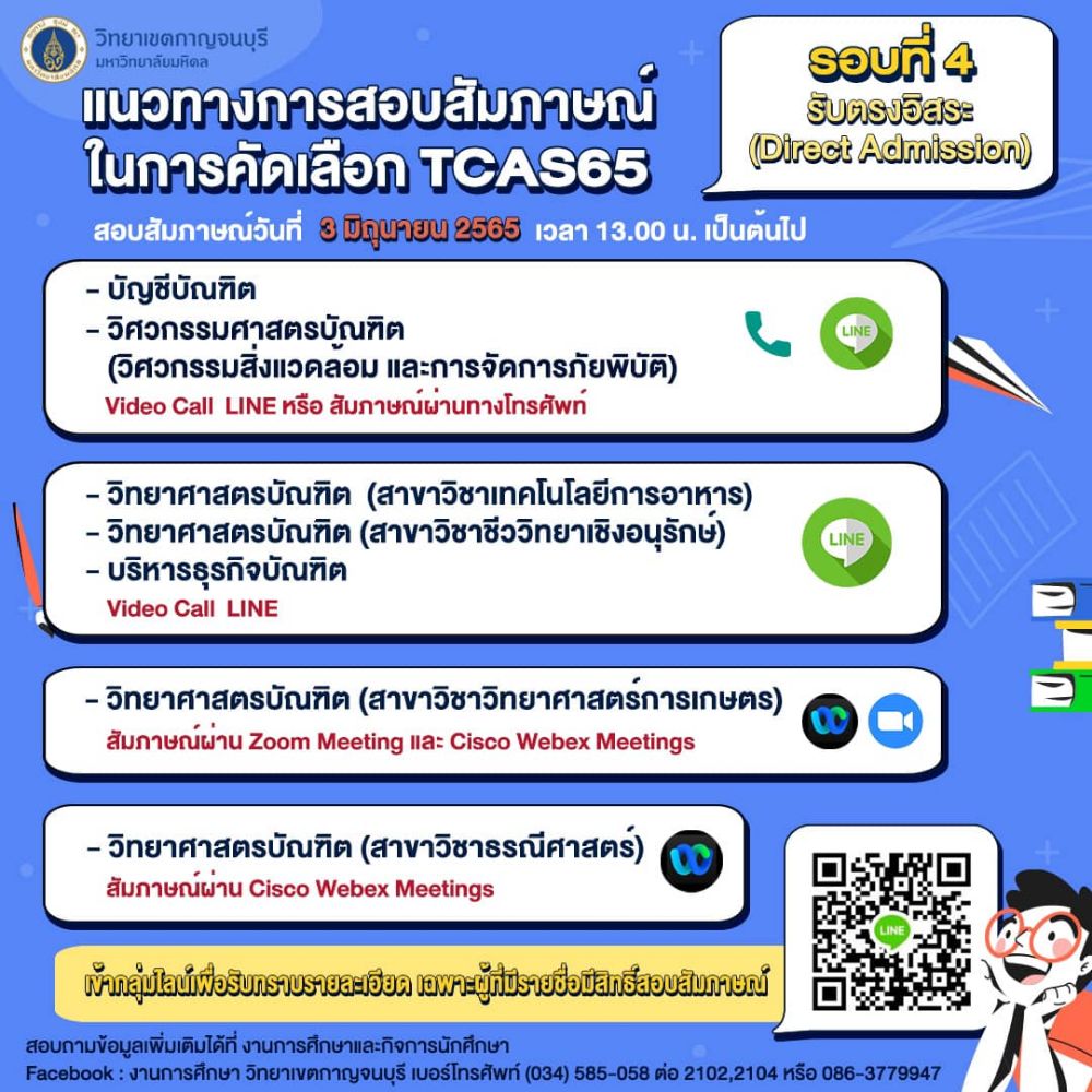 TCAS65 รอบ 4 : มหาวิทยาลัยมหิดล รับแค่ 3 วัน!