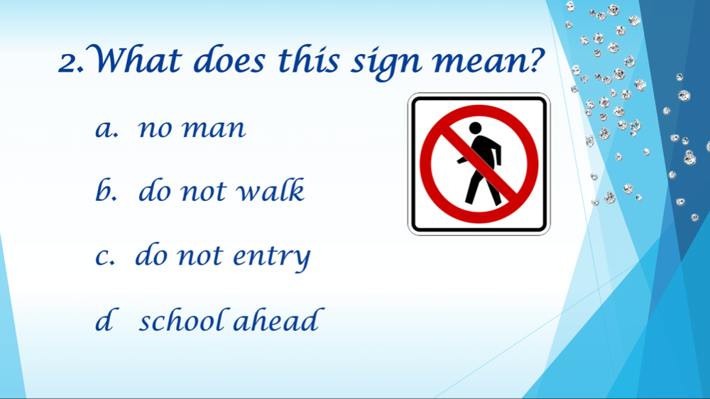 10 ข้อสอบภาษาอังกฤษ สัญลักษณ์ sign and notice by ครู Niffy Chris | Dek ...