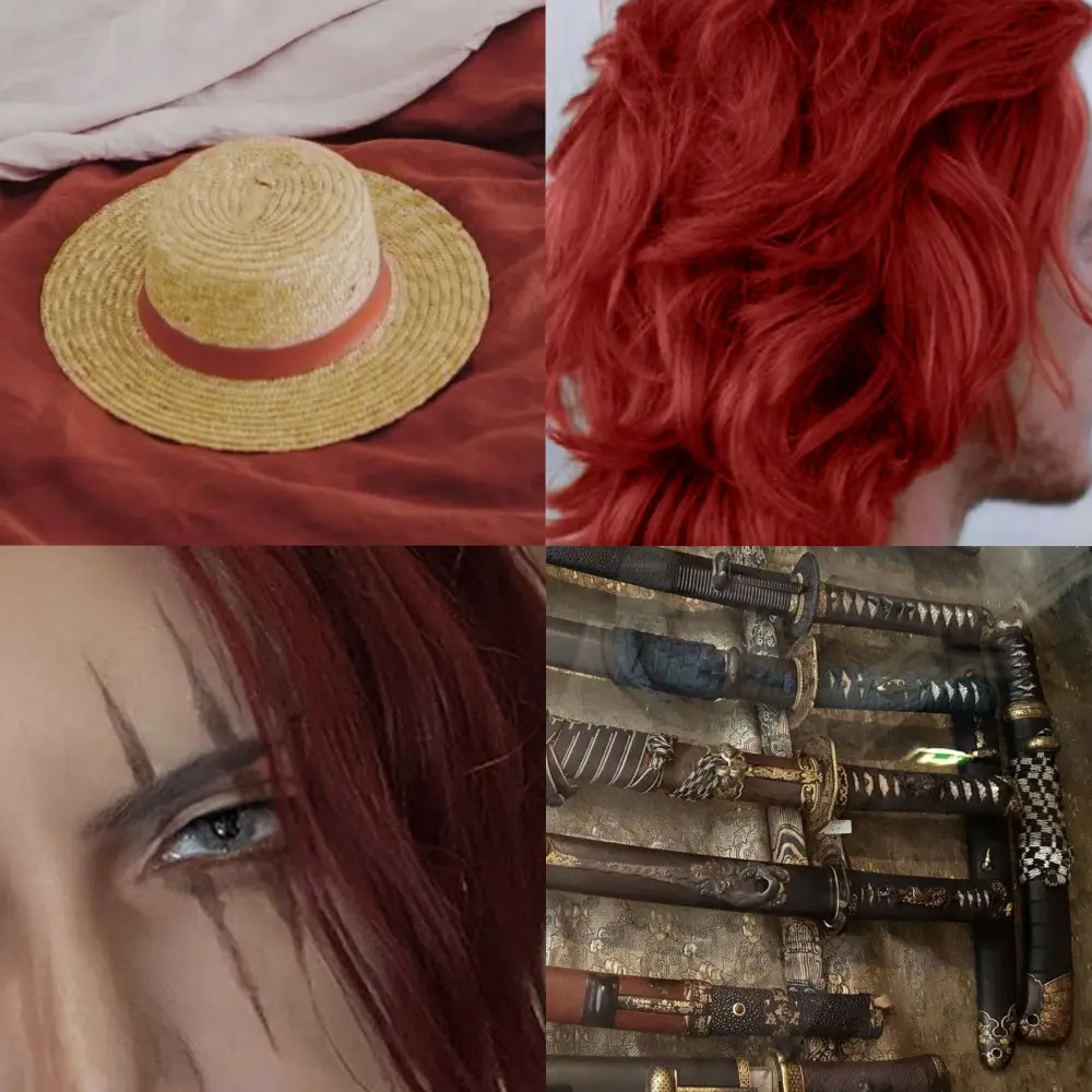 His hair burns like wildfire, but his heart is calm as the sea after war.