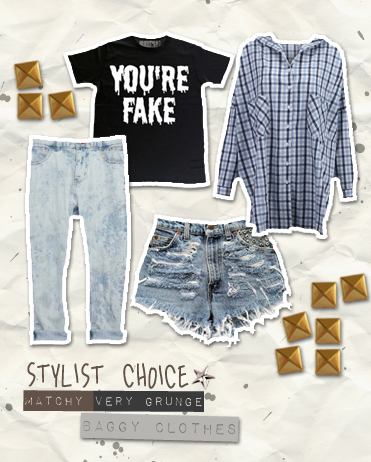 แมทช์ชุดสุดเท่แบบ Very Grunge | Dek-D.com