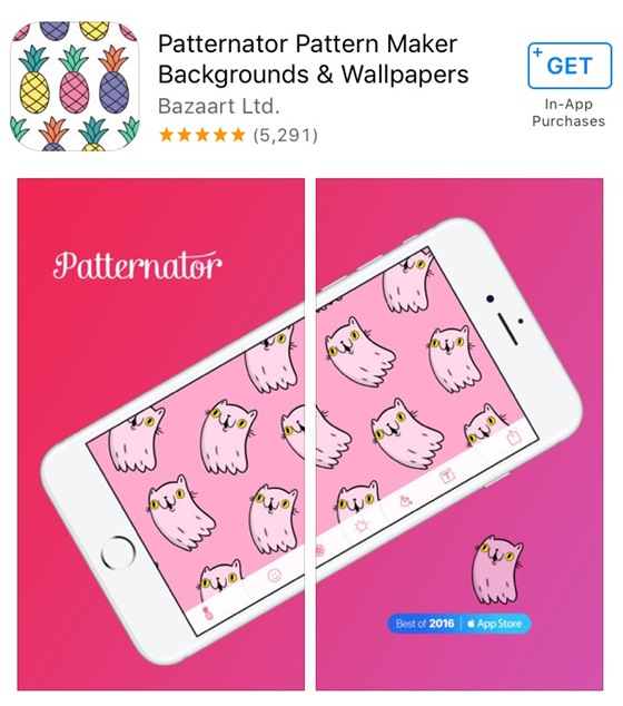 ฮิตอย่างแรง! แอพฯ "Patternator" เสกรูปถ่ายให้เป็นลายวอลเปเปอร์สุดกวน!